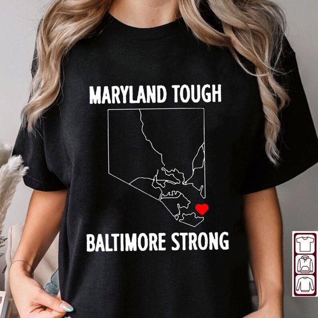 Francis Scott Key Bridge Collapse Shirt, Baltimore Strong Tee Shirt ...