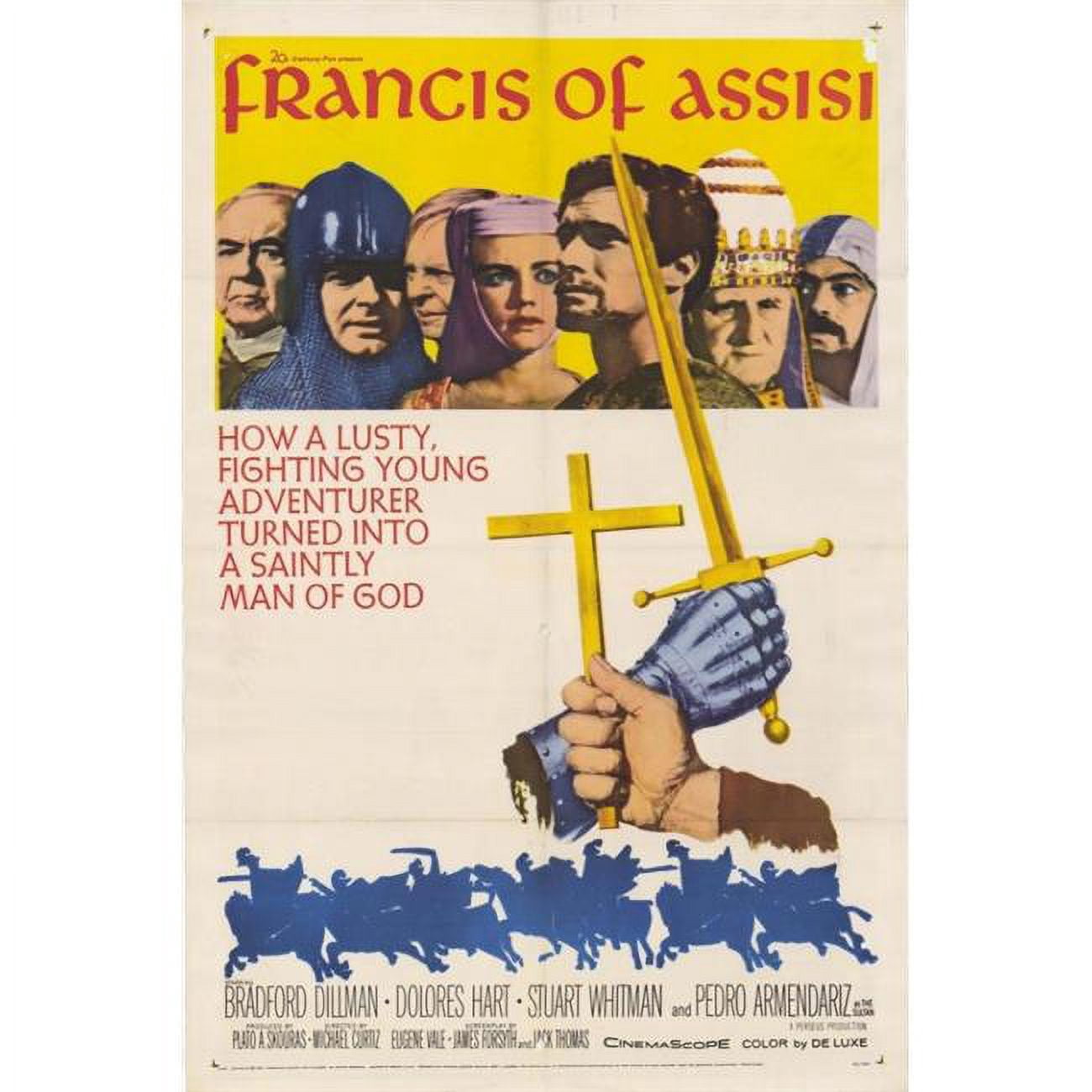 Francis of Assisi Movie Poster - 27 x 40 in. - Walmart.com