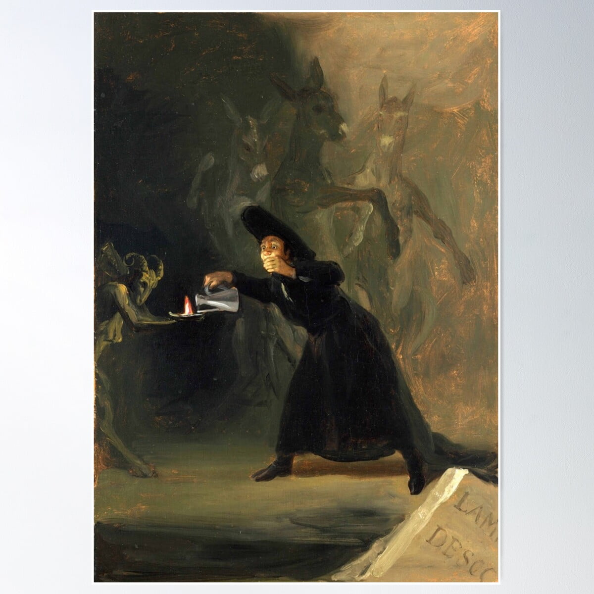 Francisco De Goya A Scene From The Forcibly Bewitched Poster Wall Art ...
