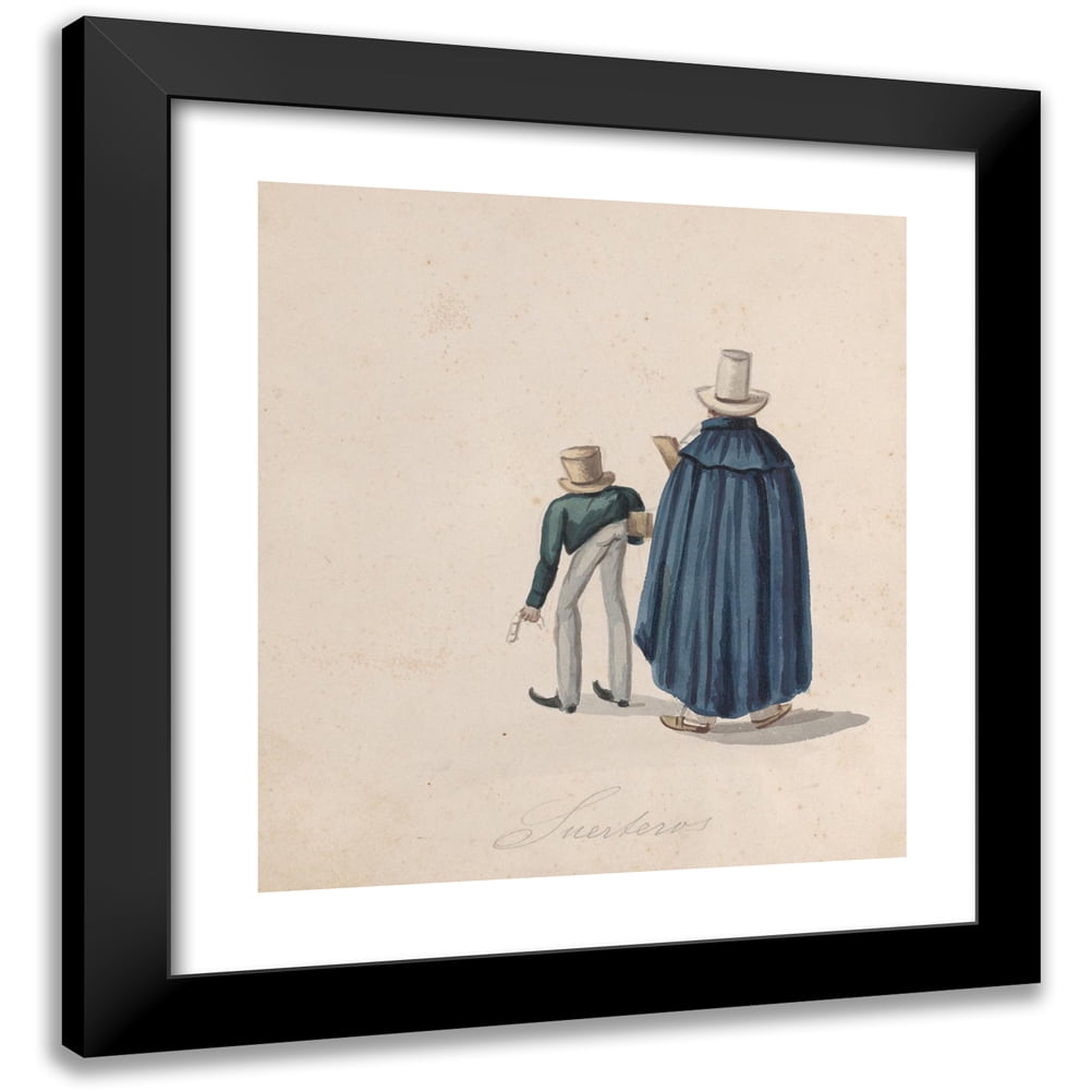 Francisco Fierro 15x16 Black Modern Framed Museum Art Print Titled ...