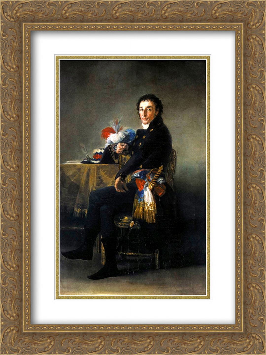 Francisco Goya 2x Matted 18x24 Gold Ornate Framed Art Print 'Portrait ...