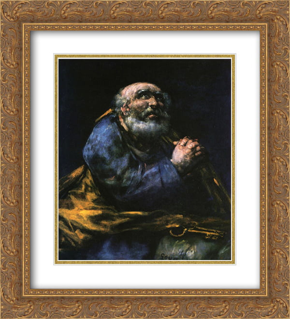 Francisco Goya 2x Matted 20x22 Gold Ornate Framed Art Print 'The ...