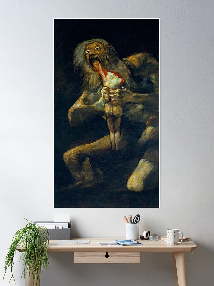 Francisco Goya - Saturn Devouring His Son Poster Wall Art, Modern Wall ...