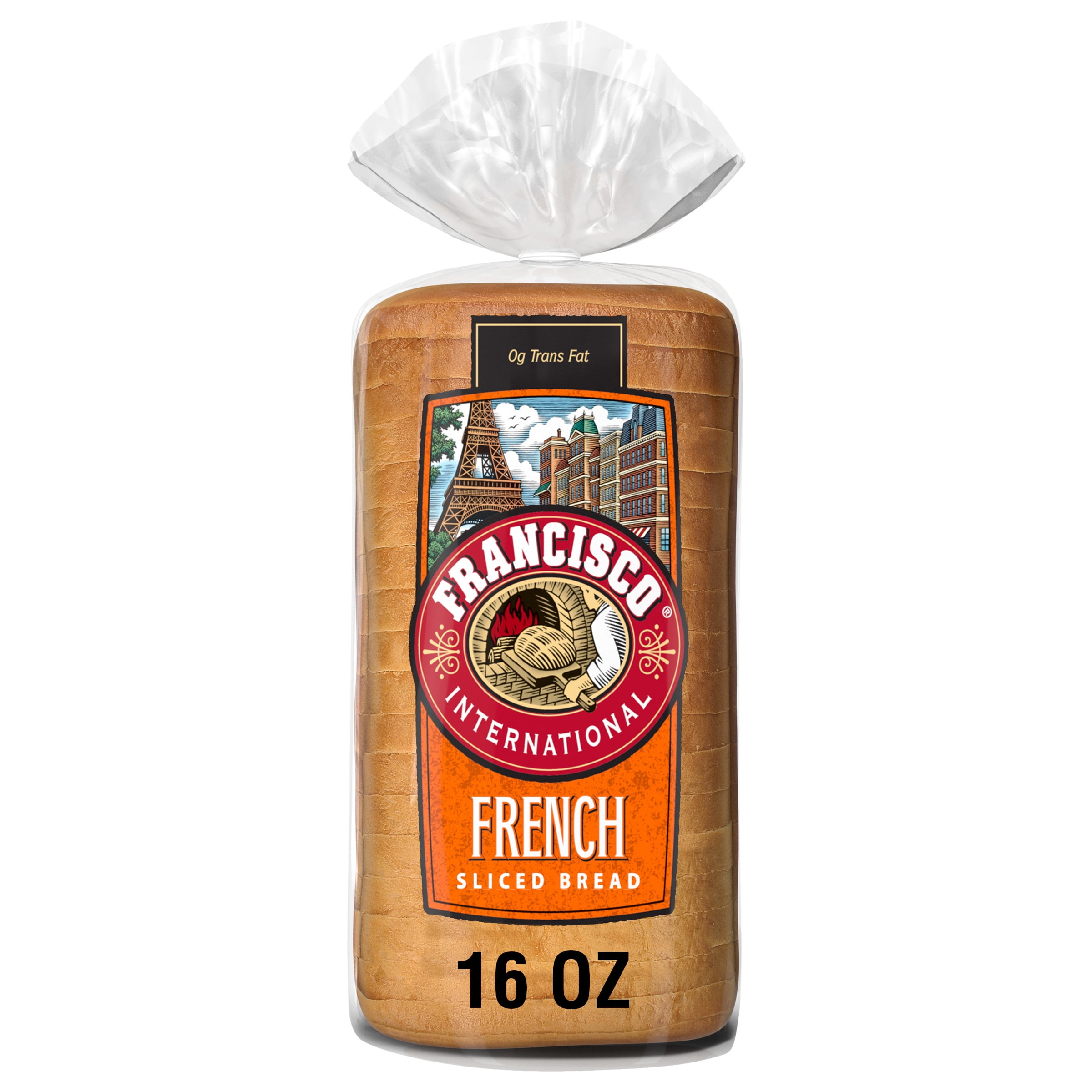 Francisco International French Sliced Bread, 16 oz - Walmart.com