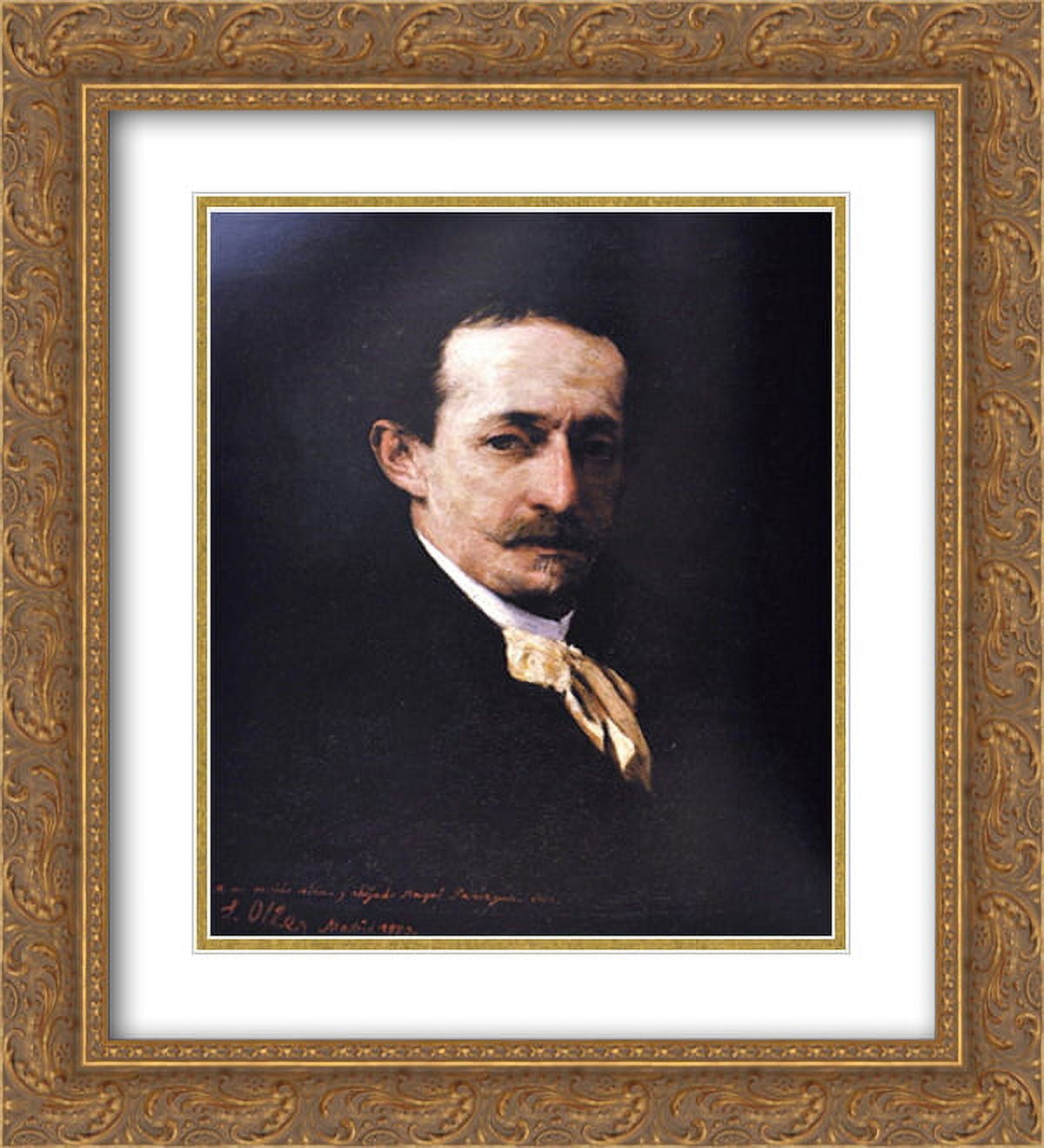 Francisco Oller 2x Matted 20x24 Gold Ornate Framed Art Print ...