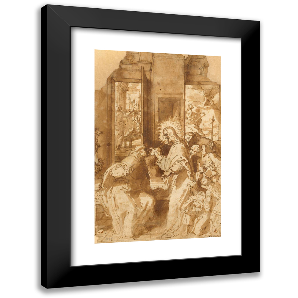 Francisco Ribalta 17x24 Black Modern Framed Museum Art Print Titled ...