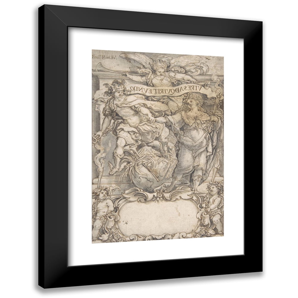 Francisco Rizi 17x24 Black Modern Framed Museum Art Print Titled ...