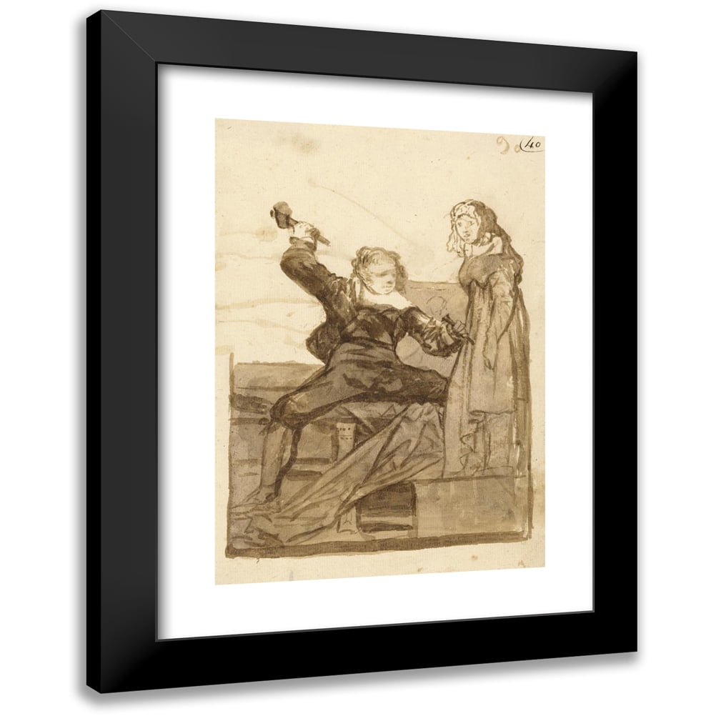 Francisco de Goya 11x14 Black Modern Framed Museum Art Print Titled ...