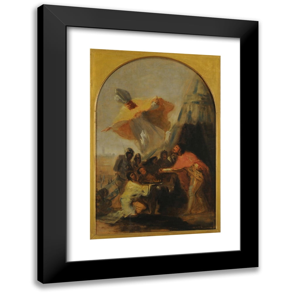 Francisco de Goya 13x18 Black Modern Framed Museum Art Print Titled ...