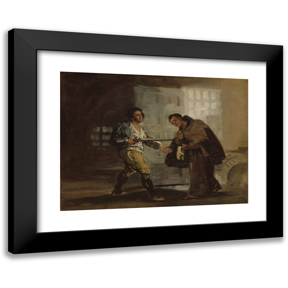 Francisco de Goya 14x11 Black Modern Framed Museum Art Print Titled ...