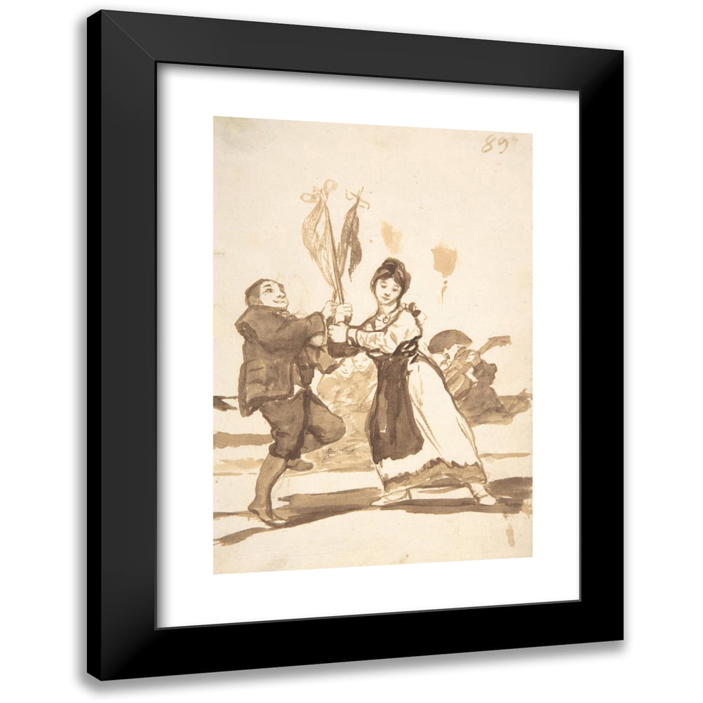 Francisco de Goya 14x18 Black Modern Framed Museum Art Print Titled - A ...