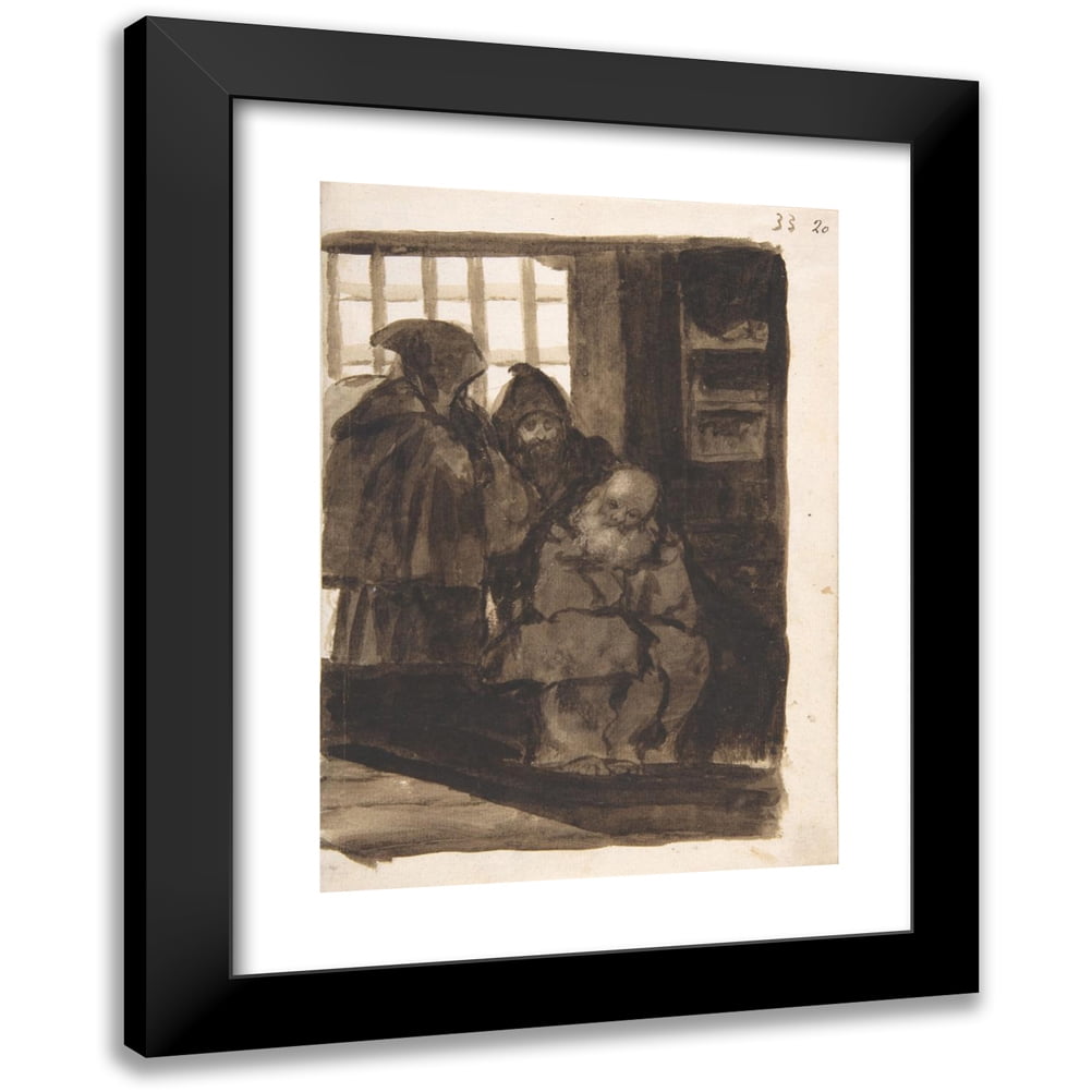 Francisco de Goya 14x18 Black Modern Framed Museum Art Print Titled ...