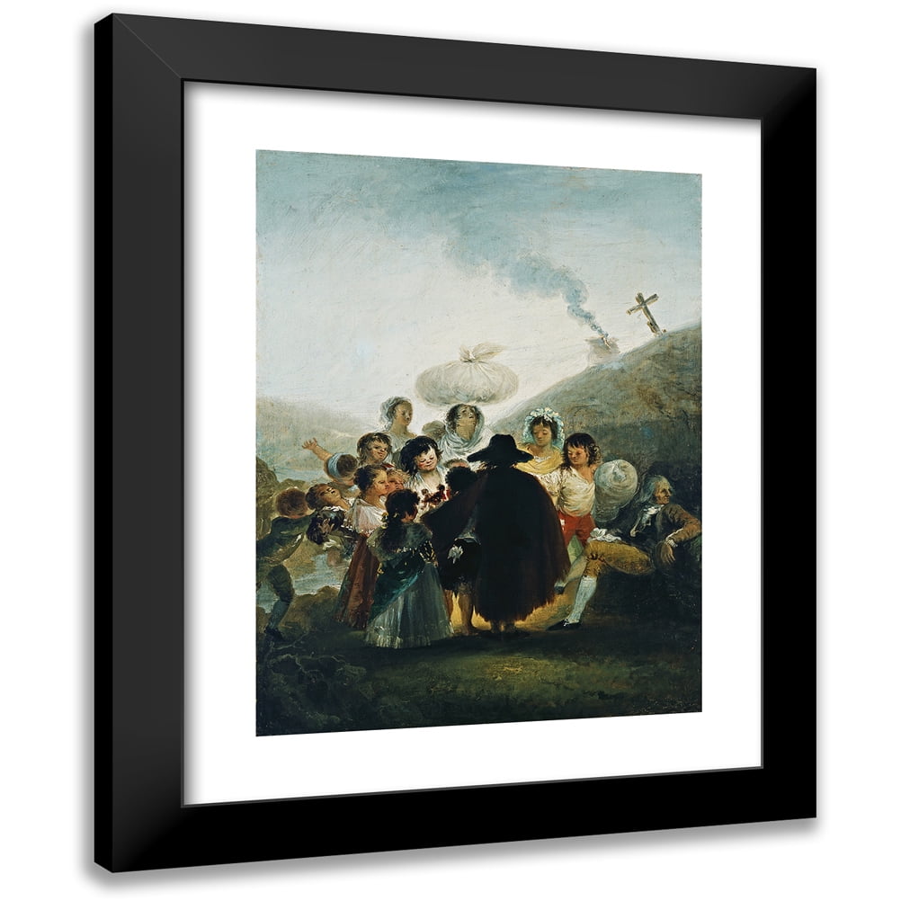 Francisco de Goya 14x18 Black Modern Framed Museum Art Print Titled ...