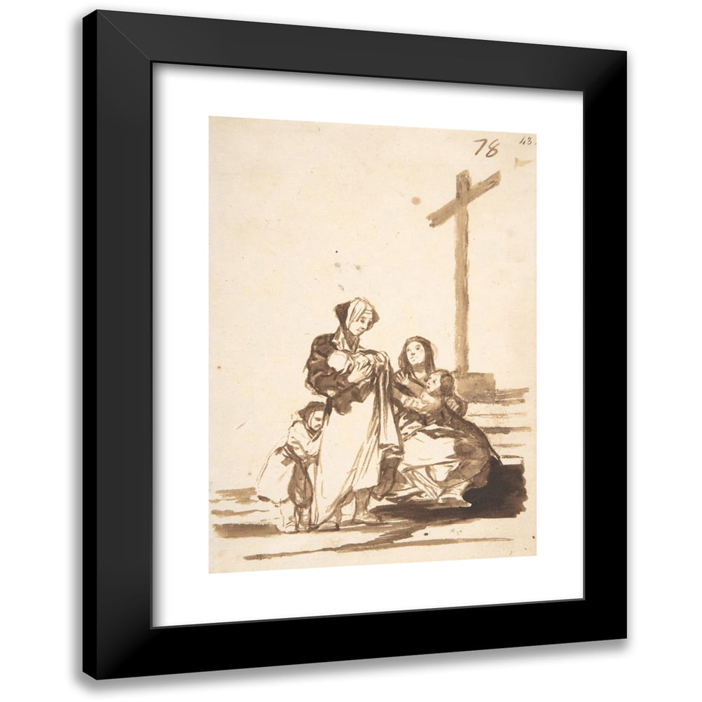 Francisco de Goya 14x18 Black Modern Framed Museum Art Print Titled ...
