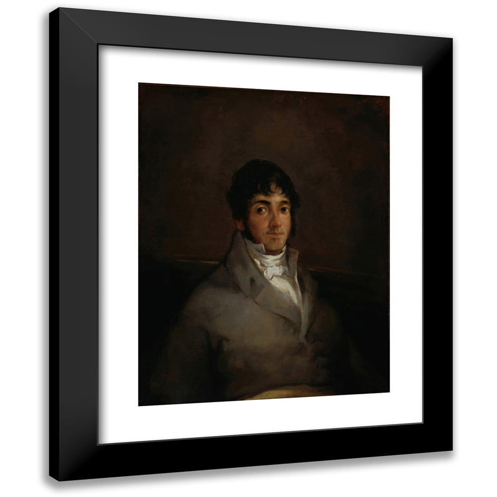 Francisco de Goya 15x18 Black Modern Framed Museum Art Print Titled - Portrait of Isidoro ...