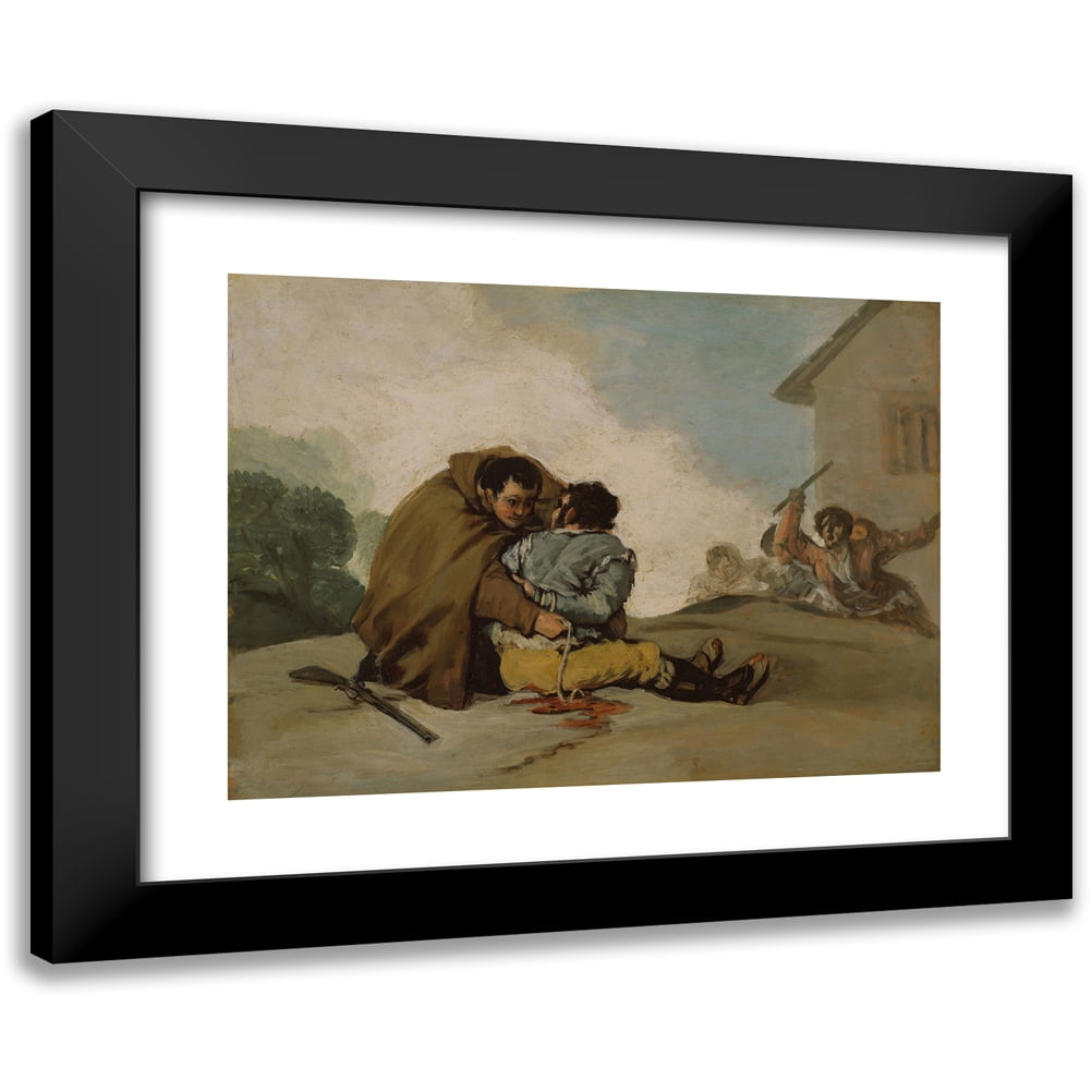 Francisco de Goya 24x19 Black Modern Framed Museum Art Print Titled ...