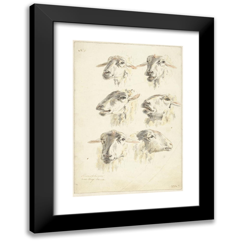 Franciscus Andreas Milatz 14x18 Black Modern Framed Museum Art Print ...