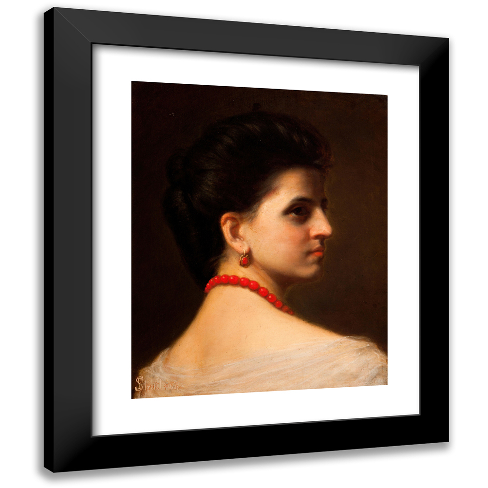 Franciszek Streitt 12x14 Black Modern Framed Museum Art Print Titled ...