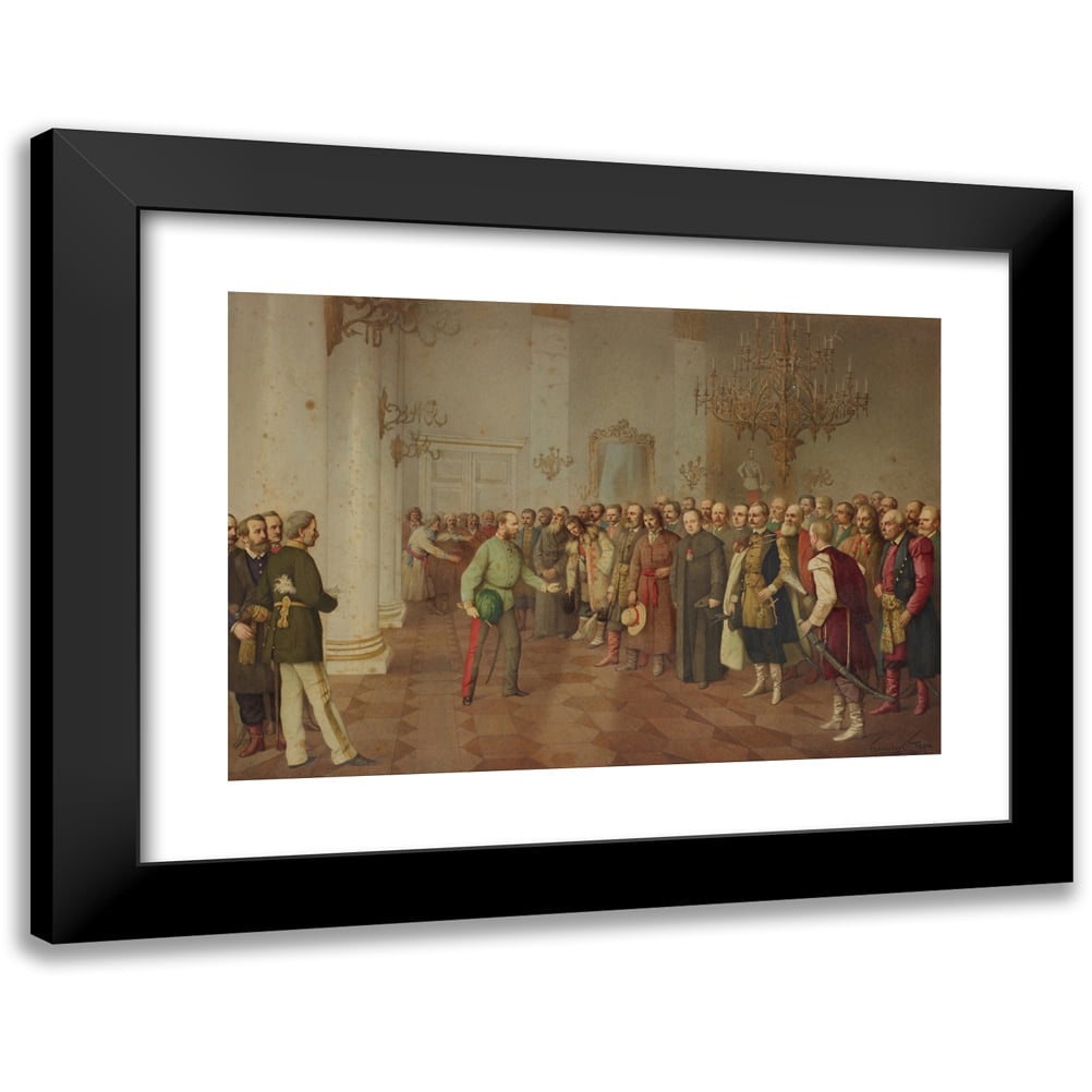 Franciszek Tepa 24x18 Black Modern Framed Museum Art Print Titled - The ...