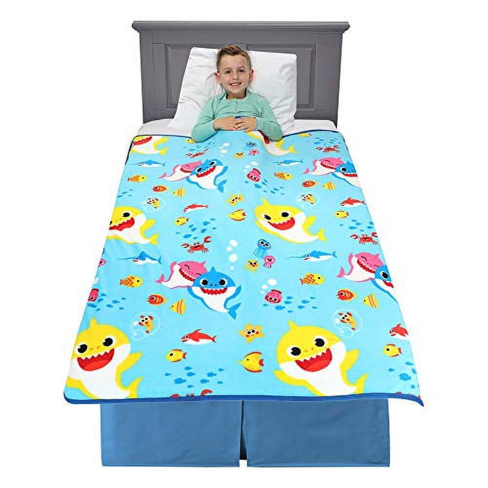 Franco Baby Shark Plush Kids Throw Blanket, 46" x 60" - Walmart.com