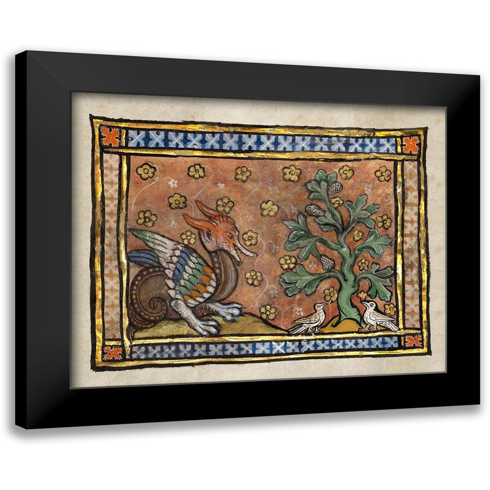 Franco-Flemish 13th Century 14x12 Black Modern Framed Museum Art Print ...