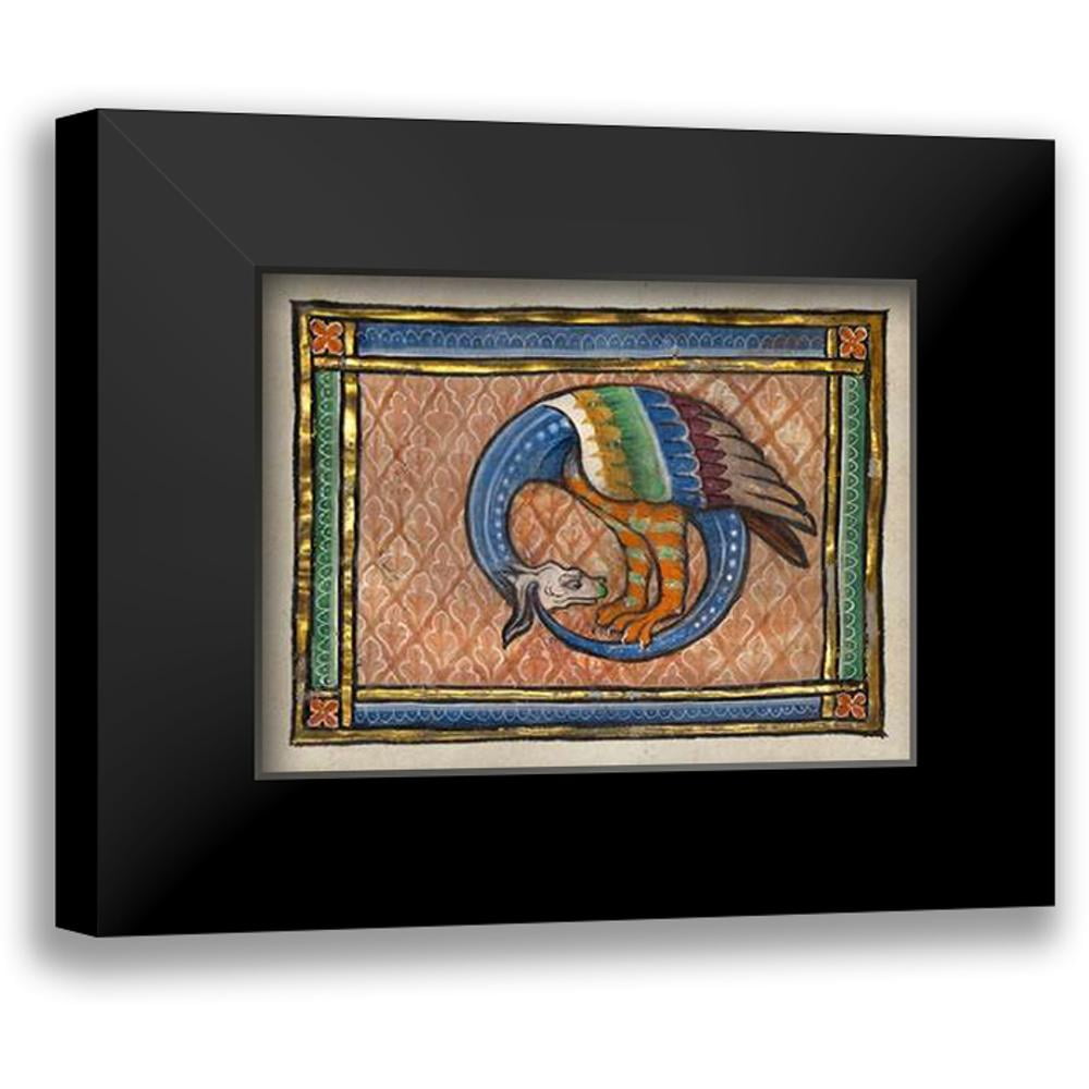 Franco-Flemish 13th Century 14x12 Black Modern Framed Museum Art Print ...