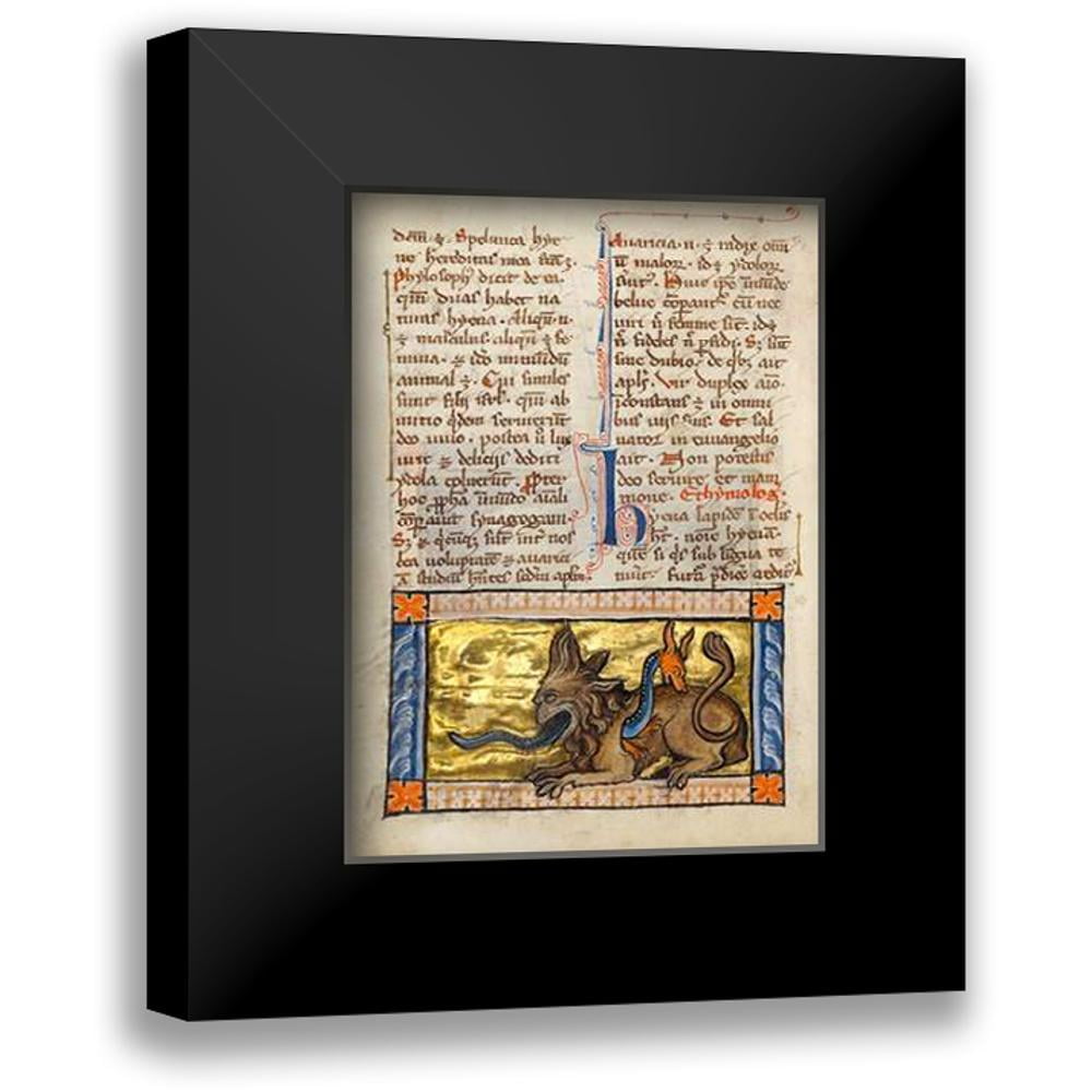 Franco-Flemish 13th Century 14x18 Black Modern Framed Museum Art Print ...