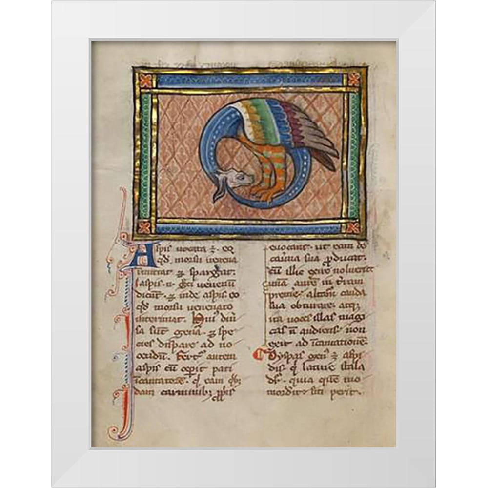 Franco-Flemish 13th Century 15x18 White Modern Wood Framed Museum Art ...