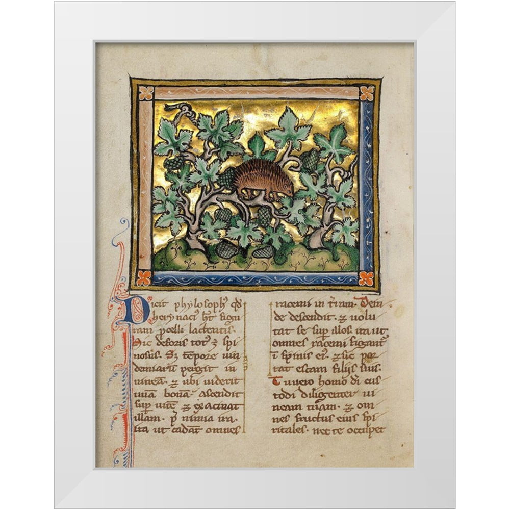 Franco-Flemish 13th Century 25x32 White Modern Wood Framed Museum Art ...