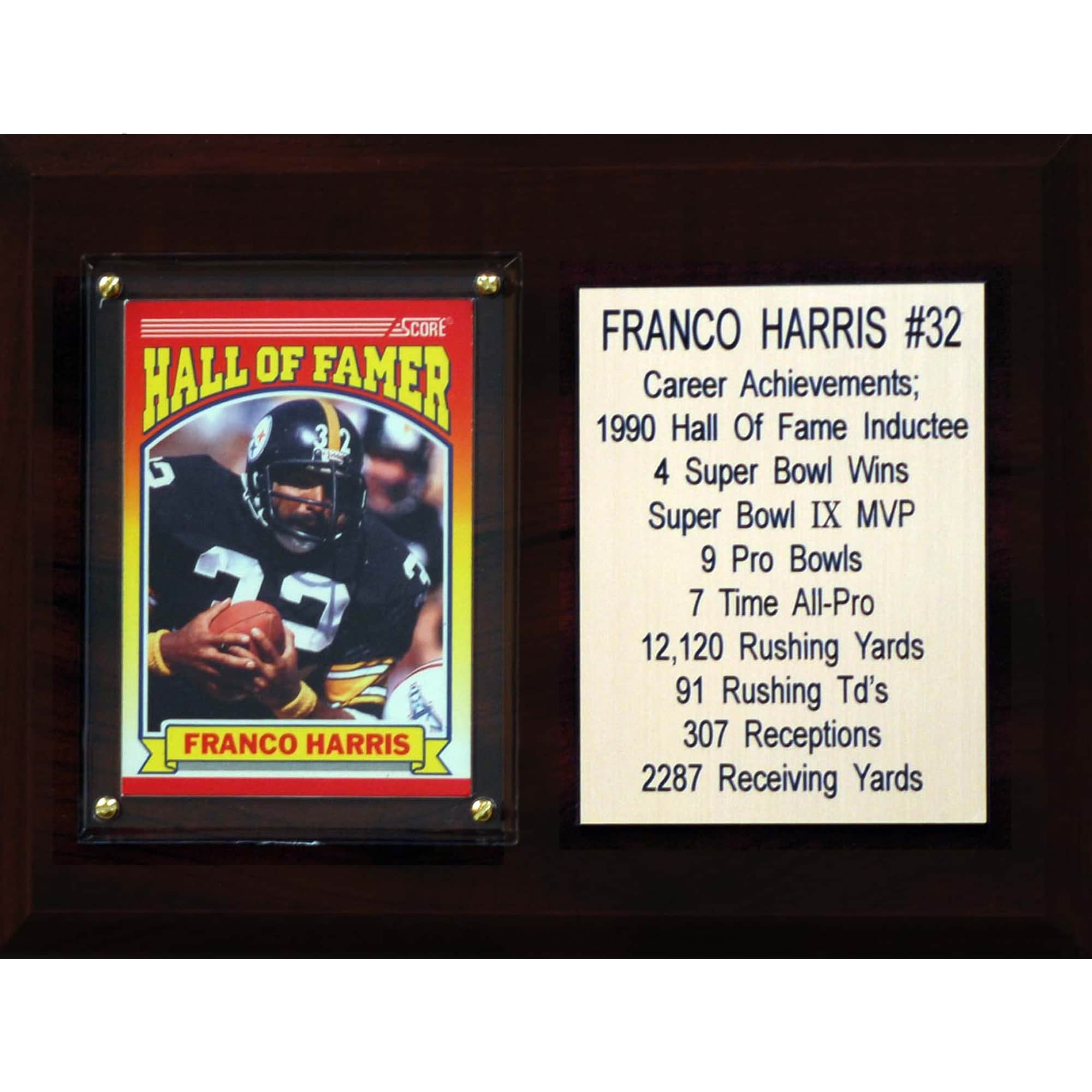 Franco Harris Pittsburgh Steelers 6'' x 8'' Plaque - Walmart.com