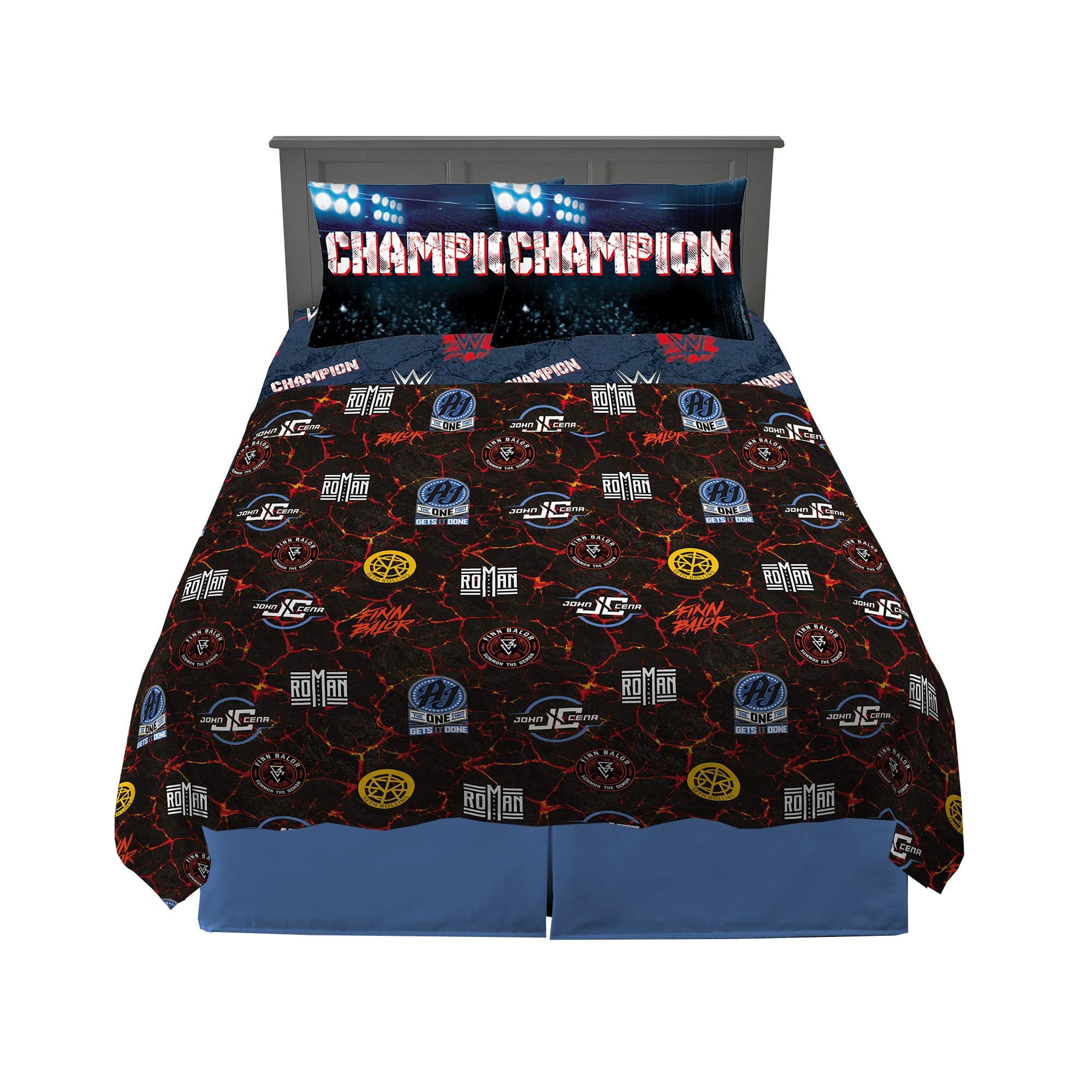 Franco Kids Bedding Soft Microfiber WWE Super Stars Full Size Sheet Set ...