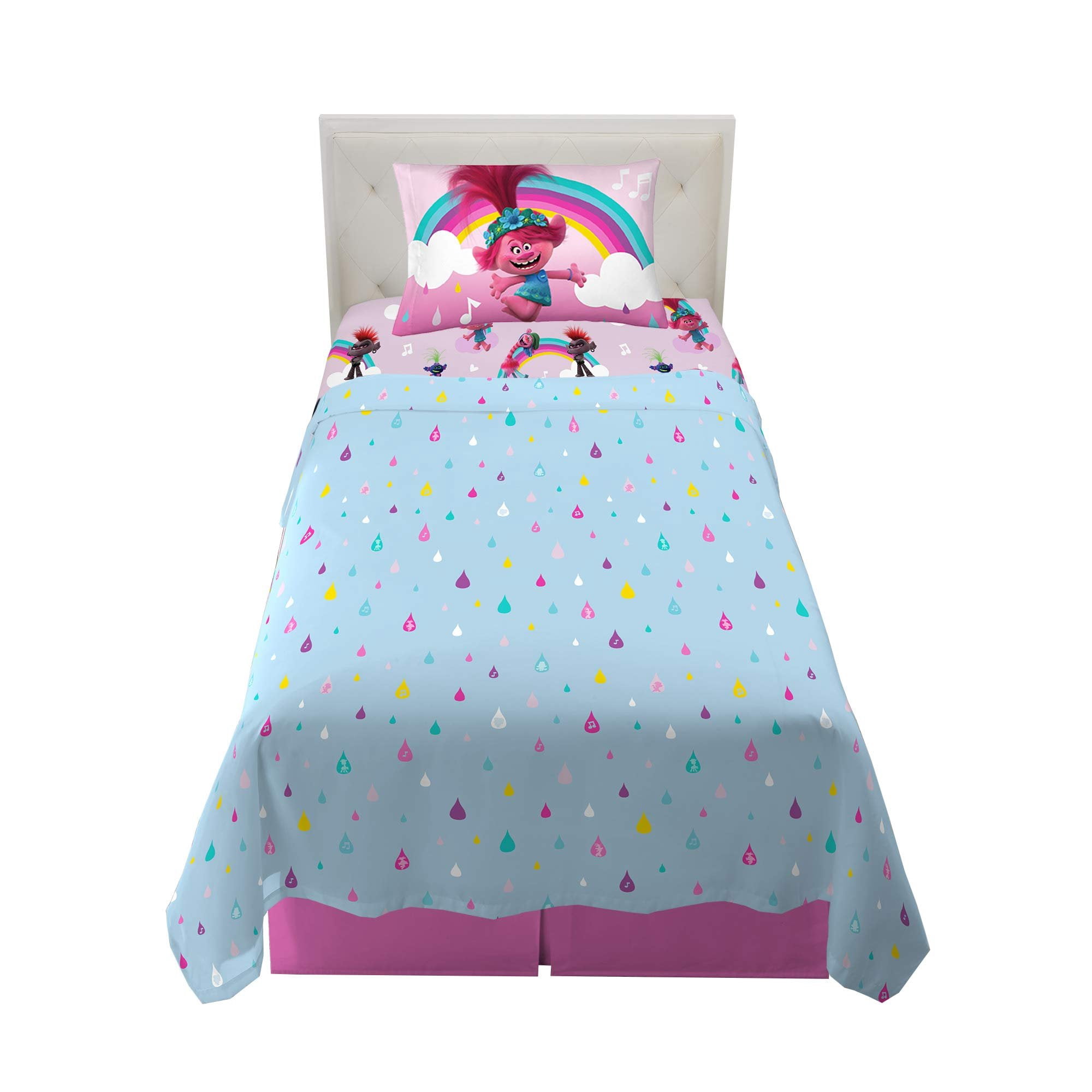 Franco Kids Bedding Trolls World Tour Twin Sheet Set - Walmart.com