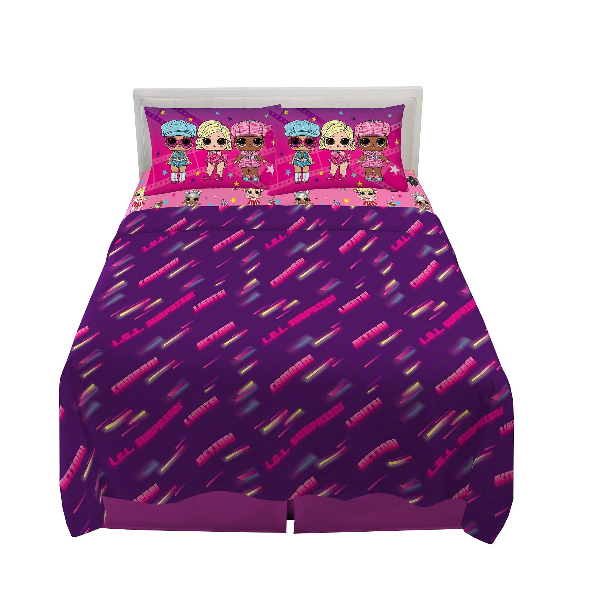 Franco Kids Bedding LOL Surprise Full Size Sheet Set - Walmart.com