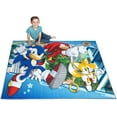 Franco Kids Room Non Slip Area Rug, 69" x 52", Sonic The Hedgehog (1 ...