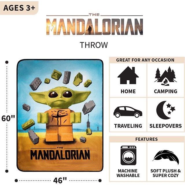 Franco Lego Star Wars The Child Mandalorian Bedding Super Soft Micro ...