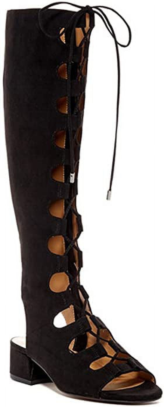 Franco Sarto Trystin Gladiator Sandal, 8.5M Black - Walmart.com