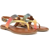 Franco Sarto Women's Gabby Flat Sandal Multi Snake Print 6M - Walmart.com