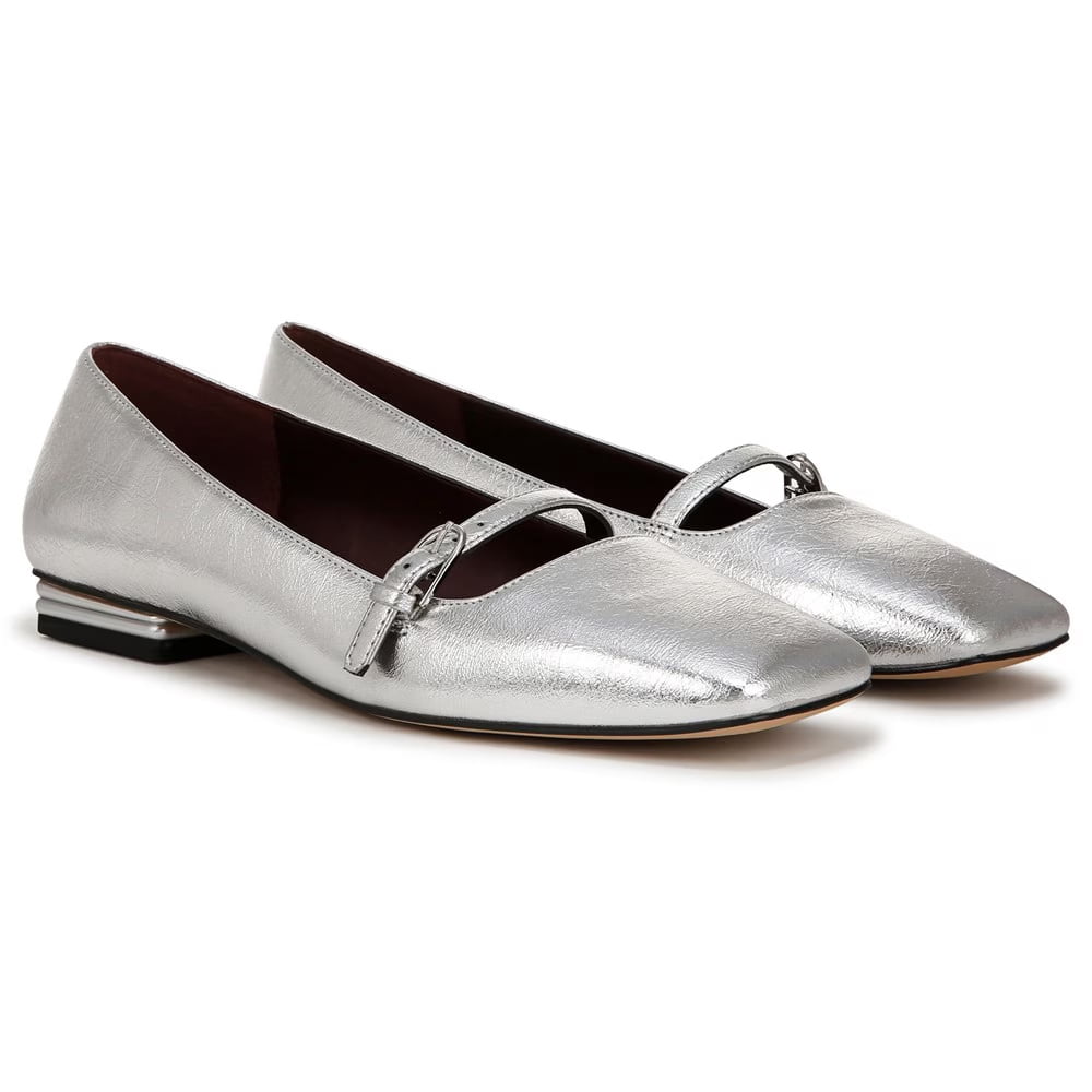 Franco Sarto Women's Silver Tayana Flats 11M - Walmart.com