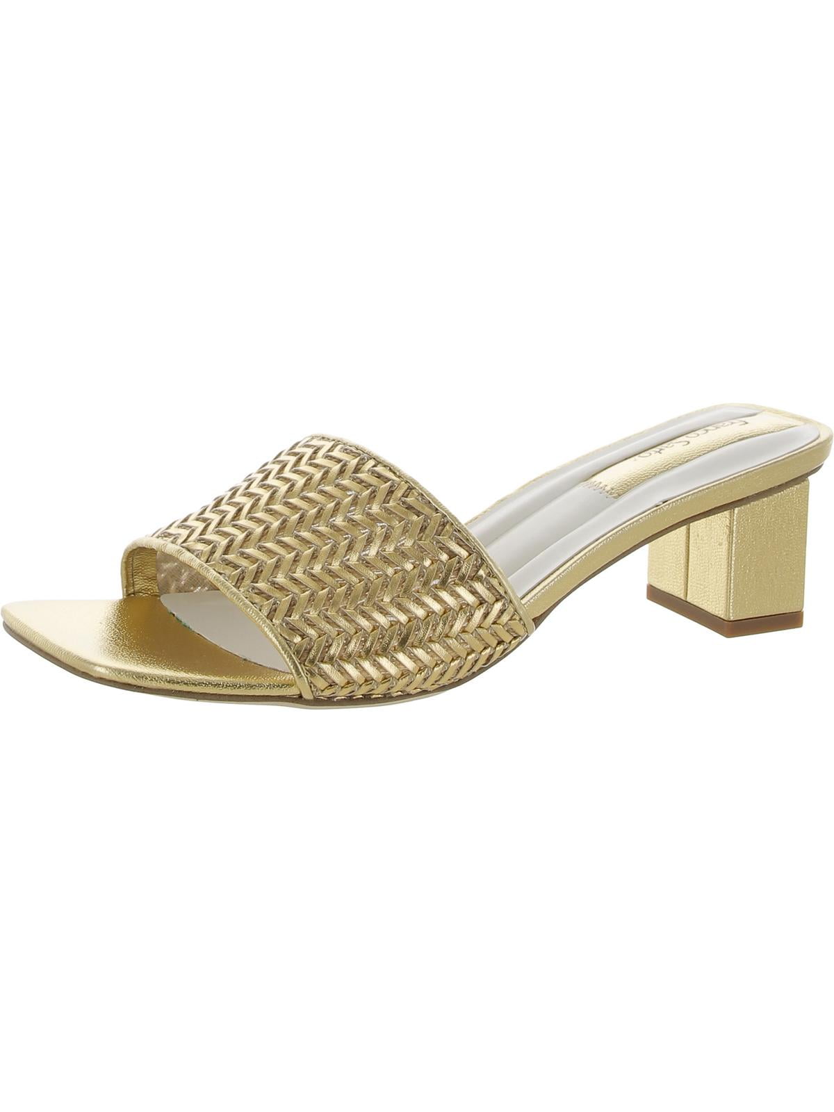 Franco Sarto Womens Cruella Leather Snake Print Slide Sandals - Walmart.com