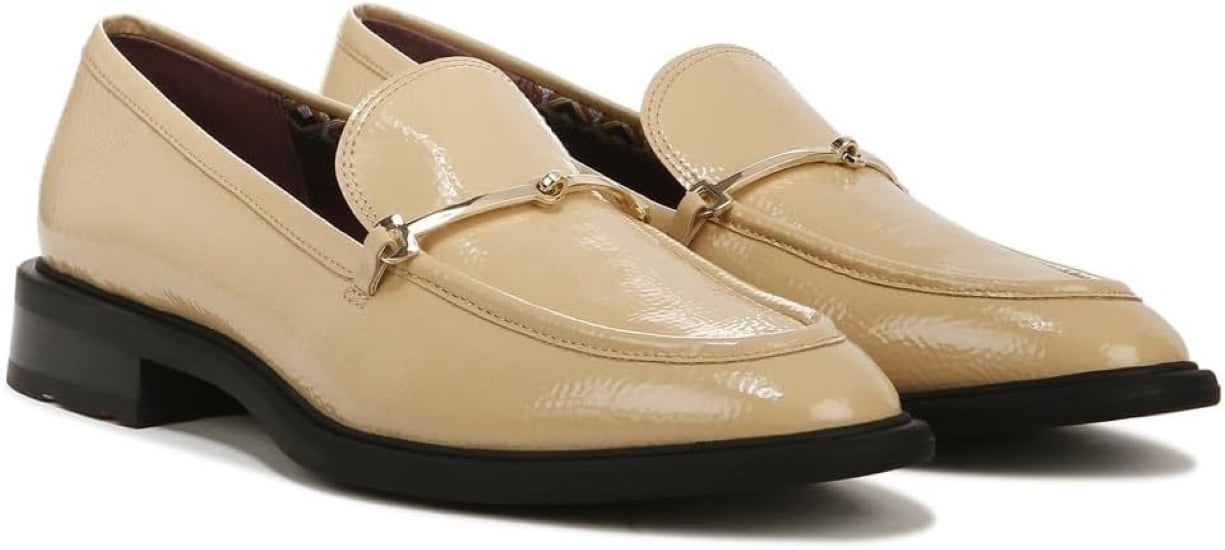 Franco Sarto Womens EDA 3 Slip On Loafers Beige 5M - Walmart.com