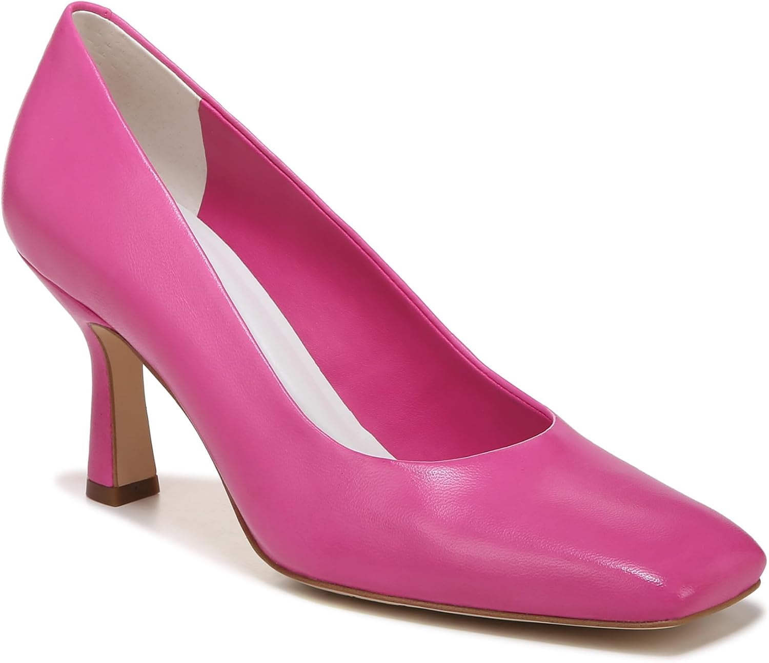 Franco Sarto Womens Flexa Aela Square Toe Pump Pink Leather 8M ...