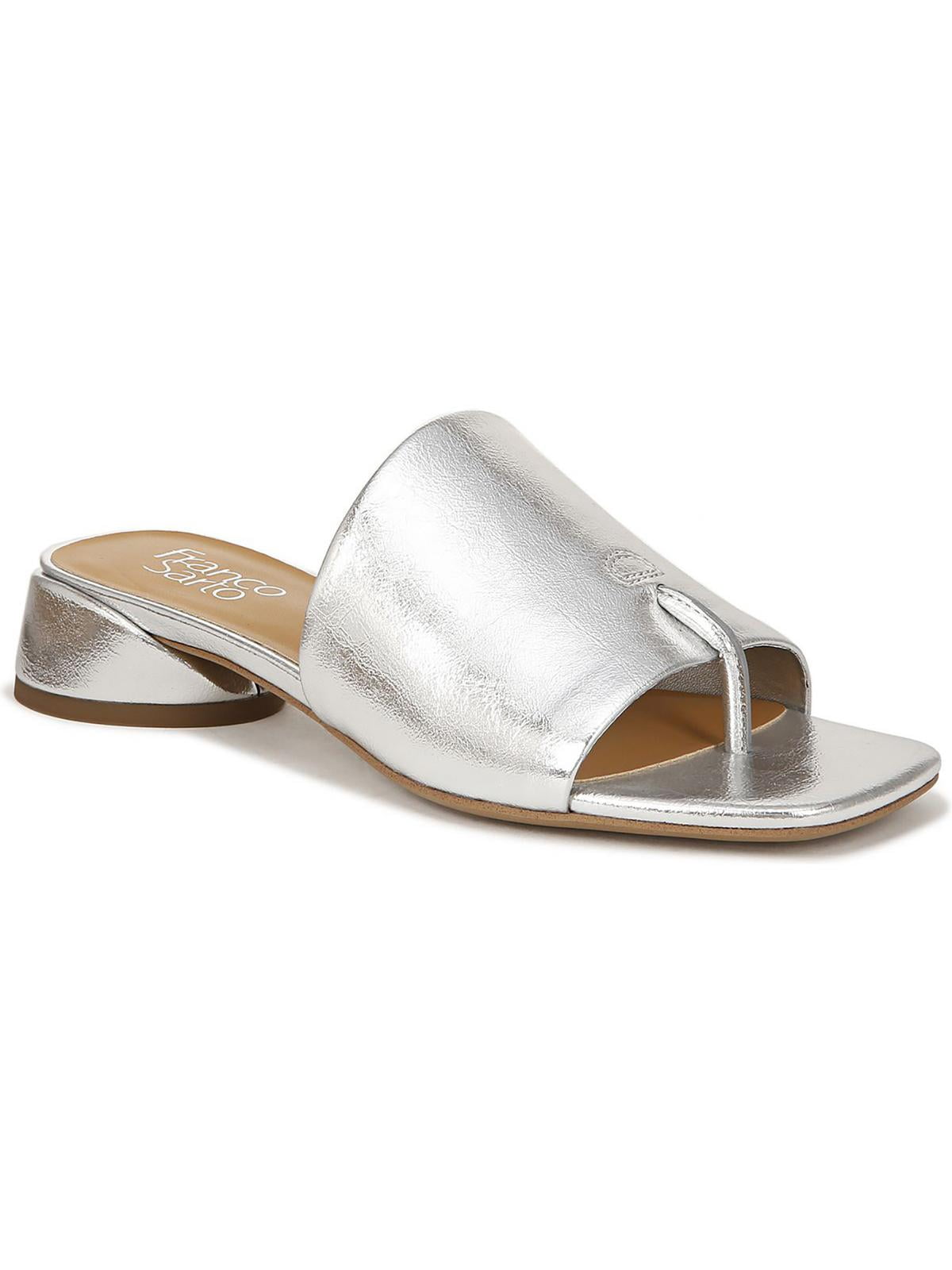 Franco Sarto Womens Loran Metallic Slip-On Heels - Walmart.com