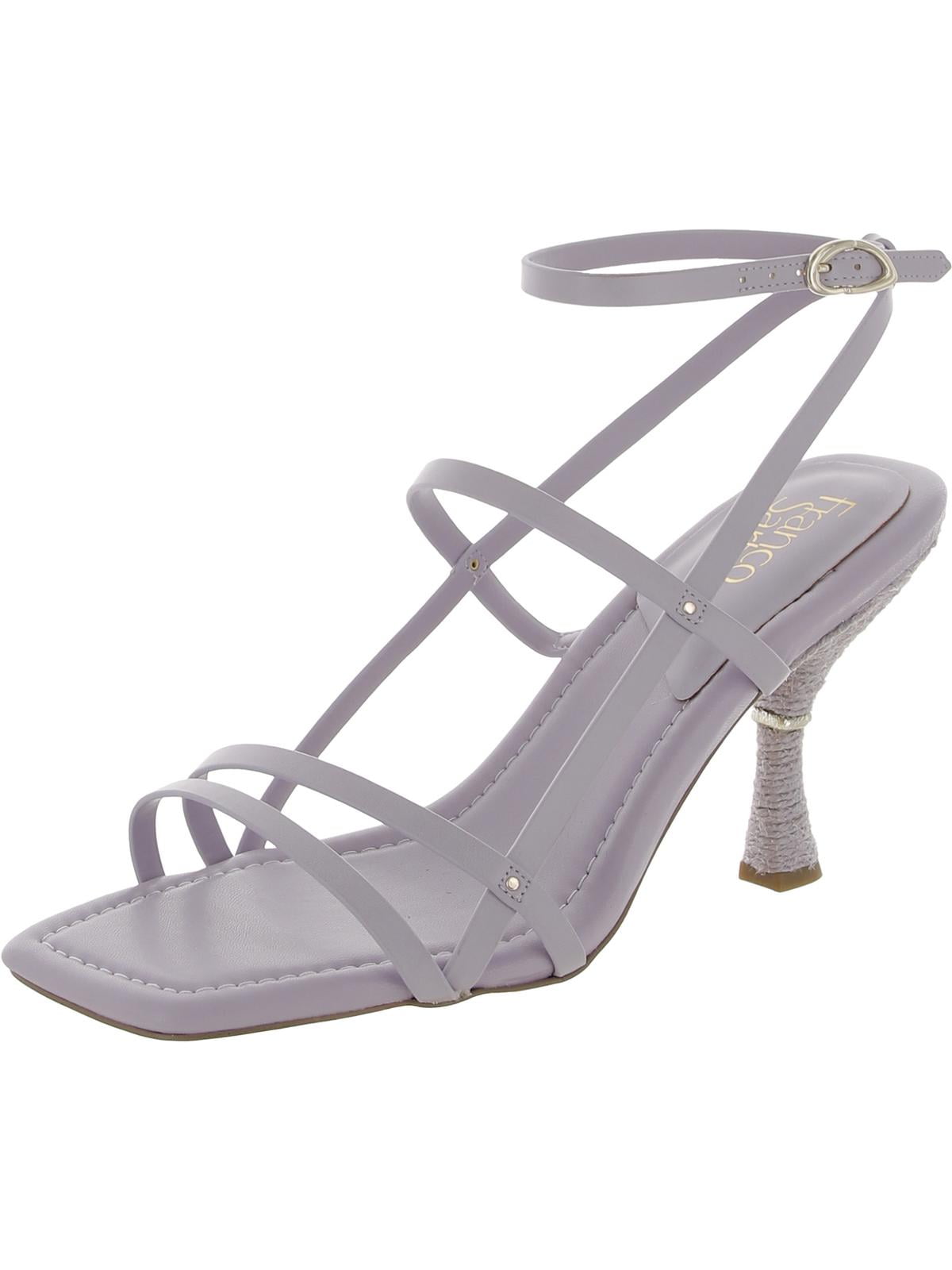 Franco Sarto Womens Rebel Faux Leather Square Toe Heels - Walmart.com