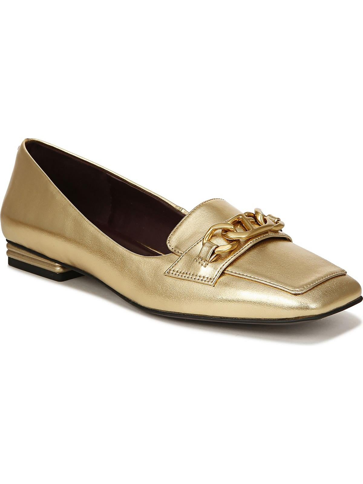 Franco Sarto Womens Tiari Faux Leather Embellished Loafers - Walmart.com