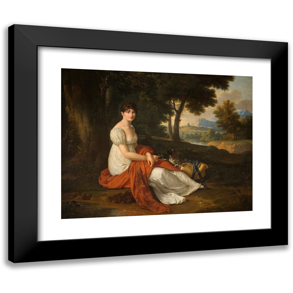 Francois Xavier Fabre 14x12 Black Modern Framed Museum Art Print Titled ...