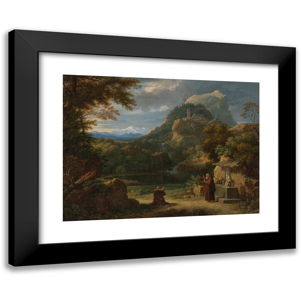 Francois Xavier Fabre 24x19 Black Modern Framed Museum Art Print Titled ...