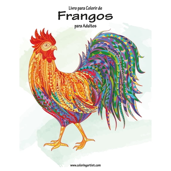 Frangos Livro para Colorir de Frangos para Adultos, Book 1, (Paperback ...