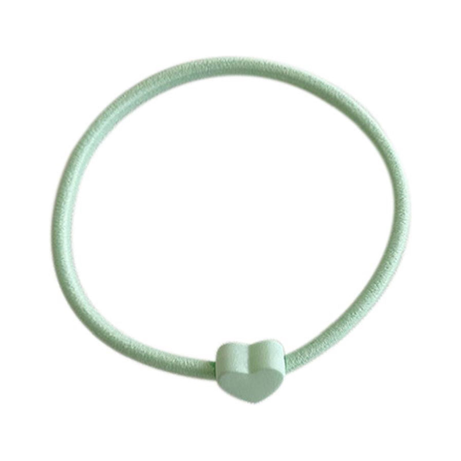 Franhais Women Ponytail Holders, Cute Heart Elastic Band Hair Ring ...