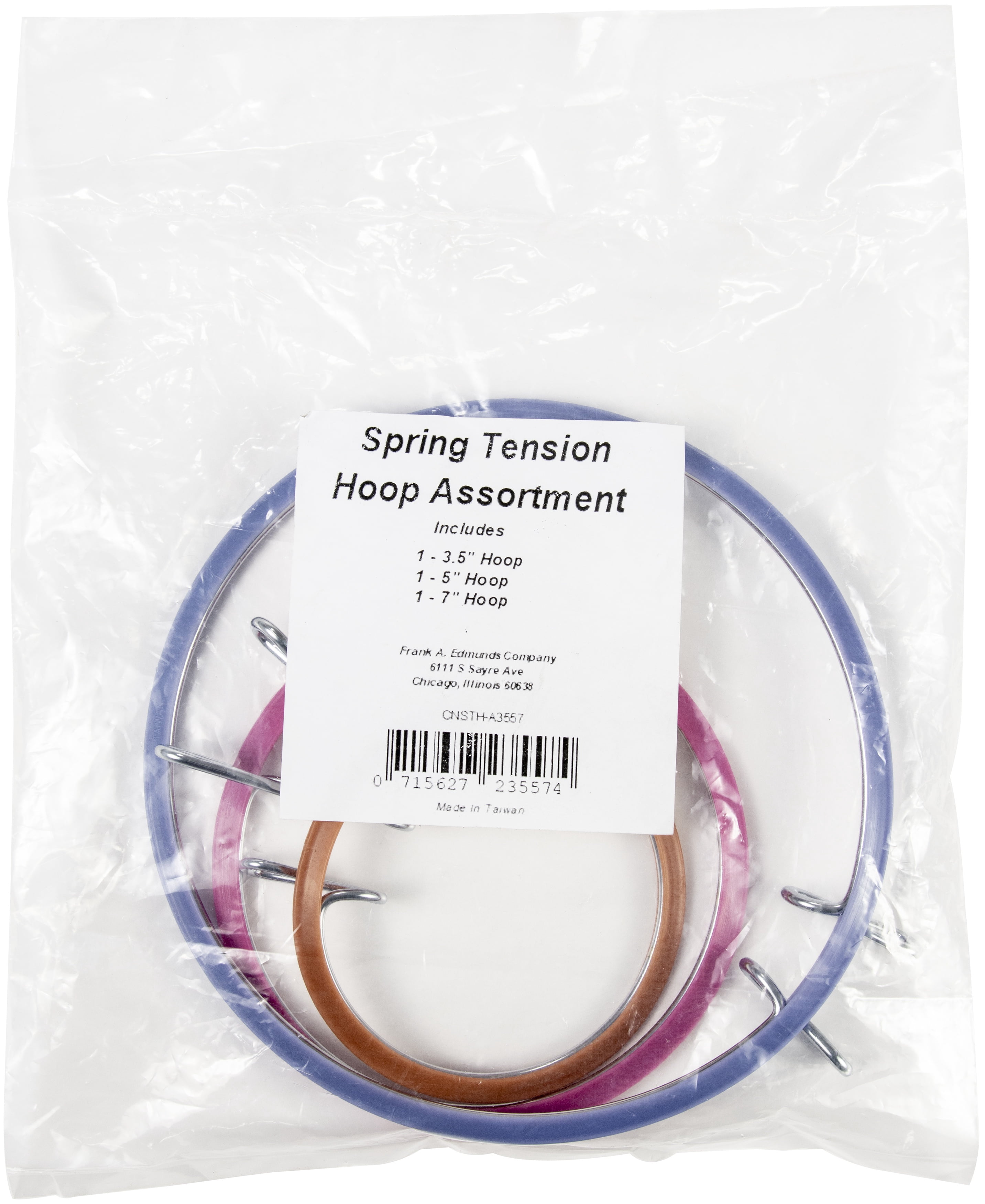 Frank A. Edmunds Spring Tension Hoop Set for Quilting & Embroidery ...