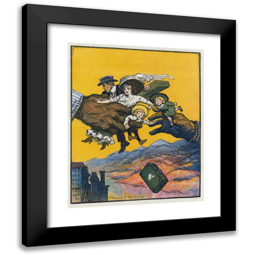 Frank Arthur Nankivell 15x18 Black Modern Framed Museum Art Print ...